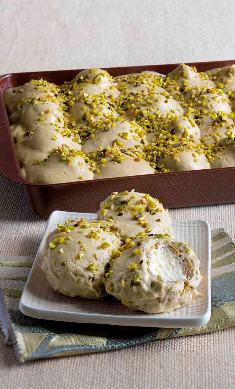 Profiterol al pistacchio