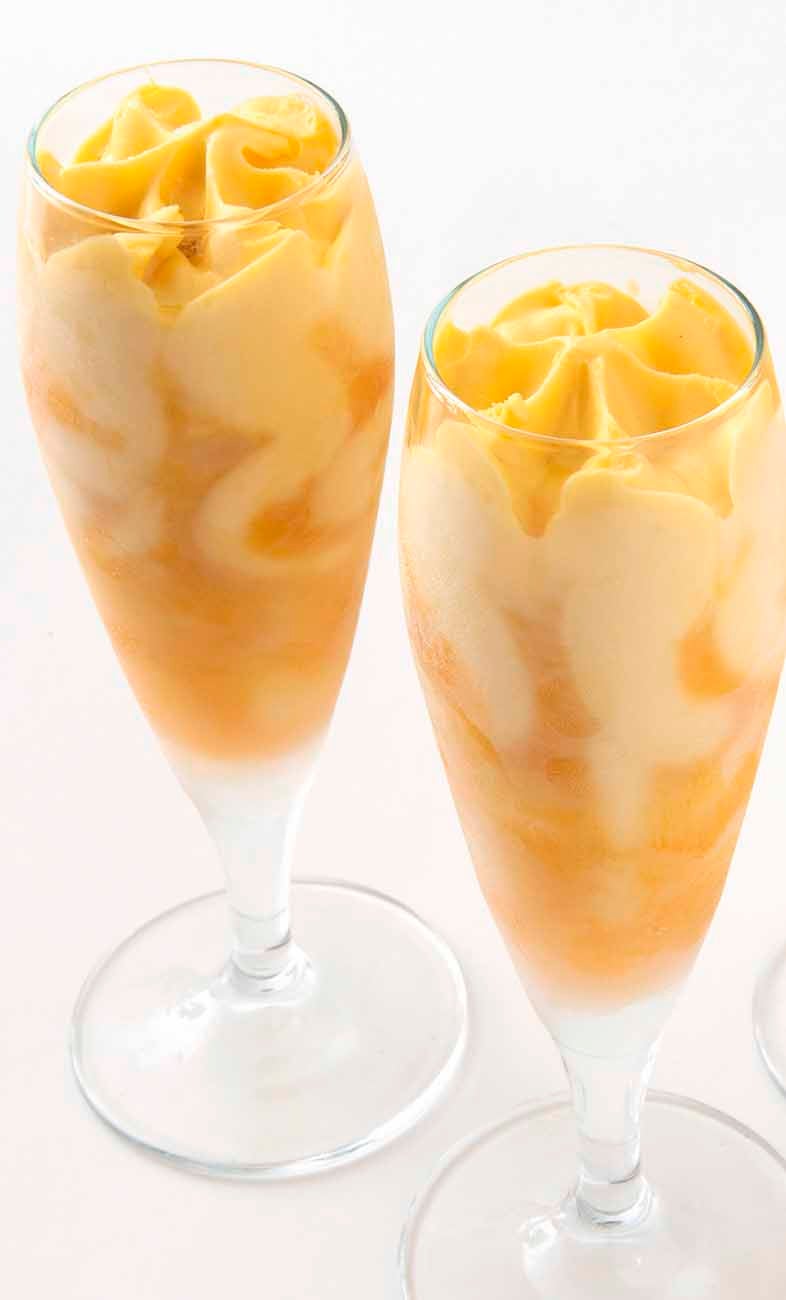 Flute mango e passion fruit